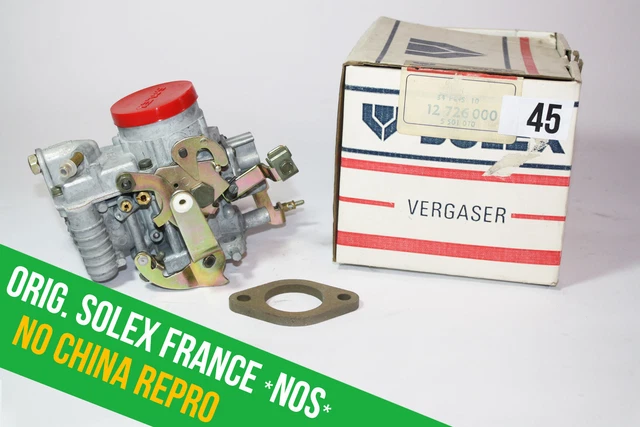 SOLEX 34 PCIS 10 Vergaser Citroen 2CV / Dyane 6 / AZU Fourgonnette 400 ...