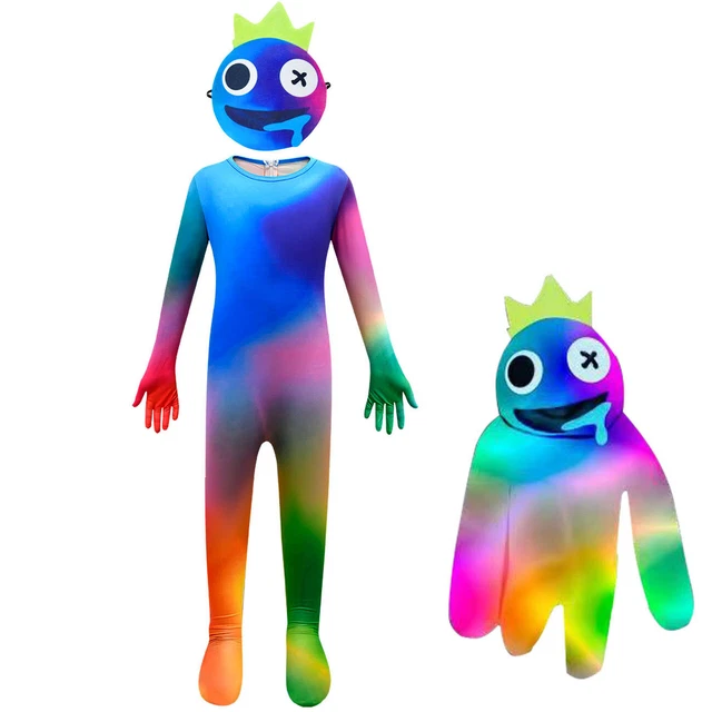 ROBLOX RAINBOW FRIENDS Kids Cosplay Costume Jumpsuit Mask Suit Fancy ...
