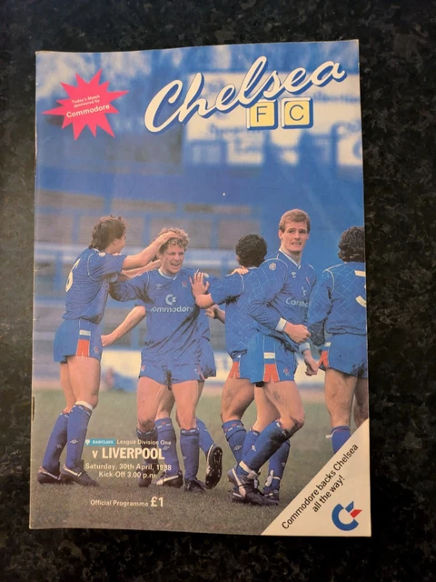 CHELSEA VS LIVERPOOL 30/4/1988 £4.38 - PicClick UK