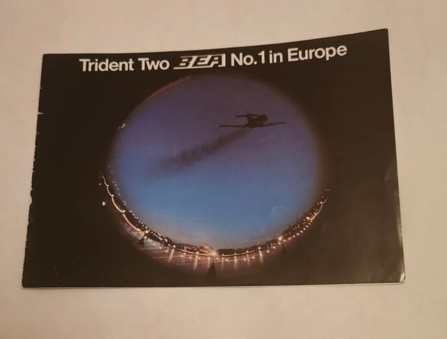 BEA HAWKER SIDDELEY Trident Aircraft Airliner Brochure EUR 70,01 ...