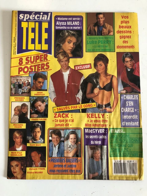 MAGAZINE REVUE SPECIAL TELE n° 22 + posters attachés vintage 92 EUR 4 ...