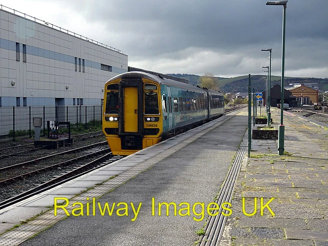 RAILWAY PHOTO CLASS 158 DMU - Arrival at Aberystwyth c2016 £2.00 ...