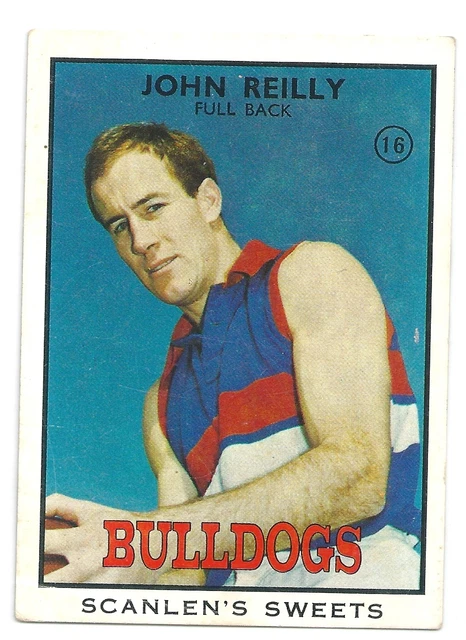 1968 B SCANLENS (16) John REILLY Footscray aExc. $44.95 - PicClick AU