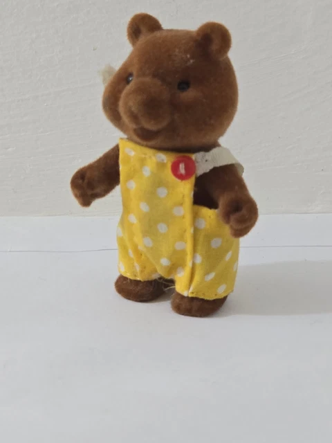 VINTAGE FOREST FAMILIES Red Bear Child Sylvanian Barenwald MC Toy Simba ...