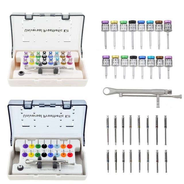 DENTAL IMPLANT PROSTHETIC Kit Universal Abutment Torque Wrench Hand ...