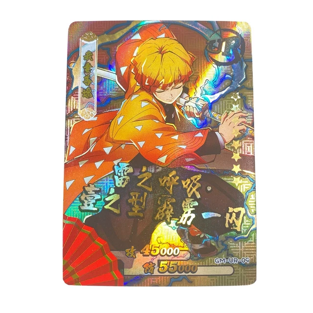 ZENITSU-DEMON SLAYER ANIME Premium UR-Kimetsu No Yaiba carte GCC comme ...