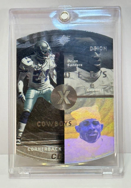 DEION SANDERS 1998 Upper Deck SPx Die Cut Holo #13 Cowboys 49ers ...