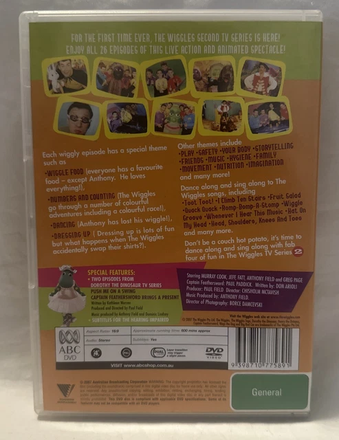 THE WIGGLES TV Series 2 Collector’s Edition DVD 4 Disc Set RARE ...