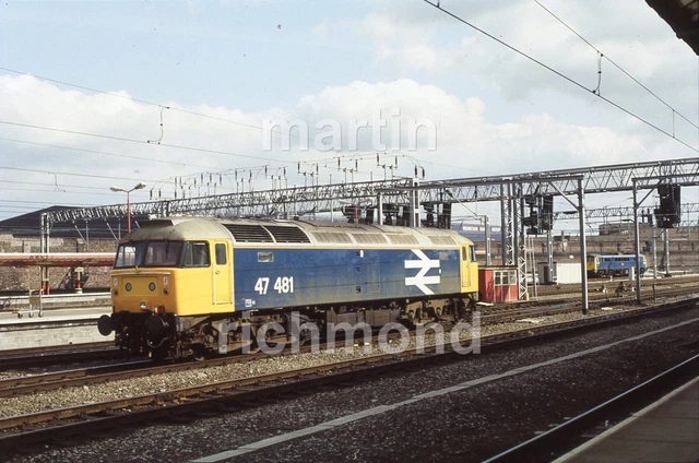 CREWE CLASS 47 47481 1980's 35mm Positive Unmounted Slide RN383 £2.99 ...
