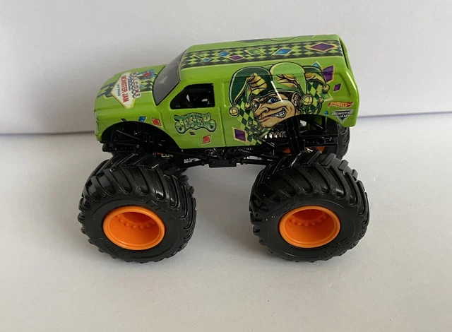 HOT WHEELS Monster Jam JESTER Monster Truck Green - 1/64 Scale Die-cast ...