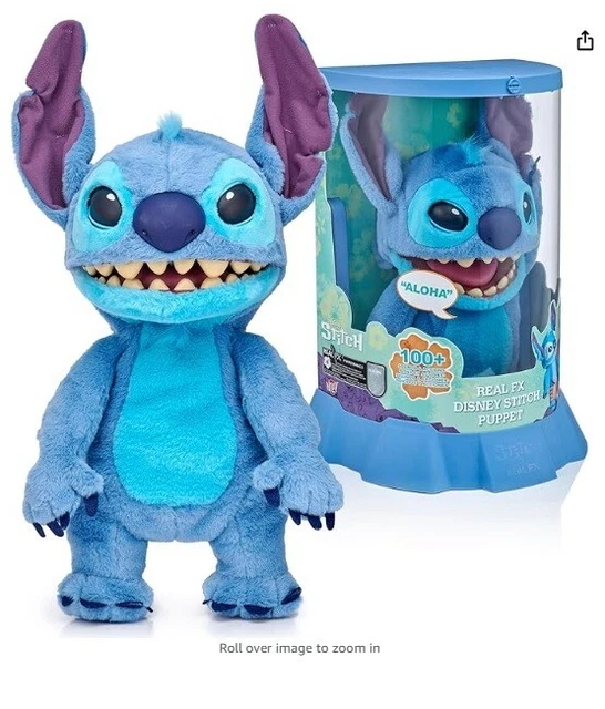 KIDS REAL FX Disney Stitch Puppet Interactive Toy Brand New £68.99 ...