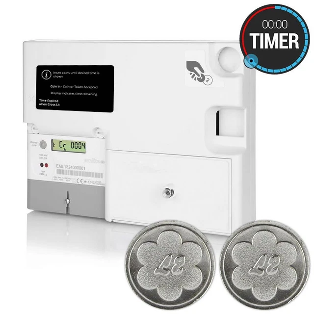 EMLITE ELECTRIC DIGITAL Token Coin Digital Timer (Tokens Not Included ...