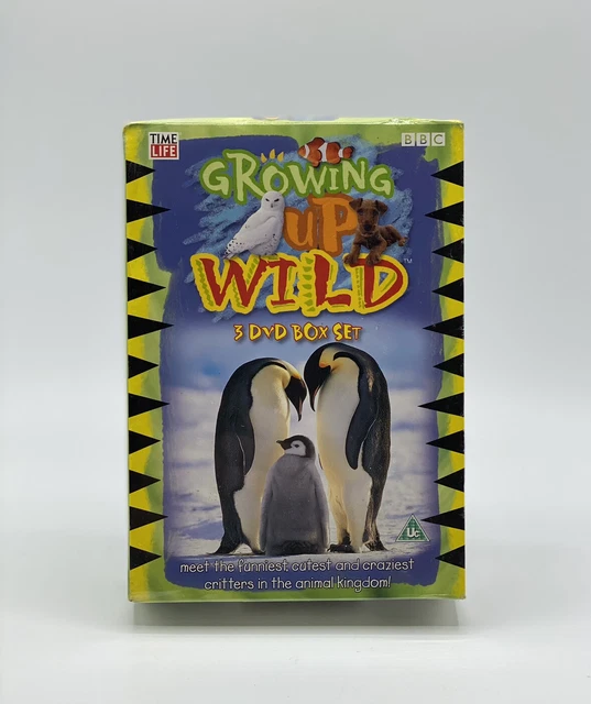 BBC TIME LIFE Growing Up Wild 3 Dvd Box Set-New And Sealed £9.49 ...