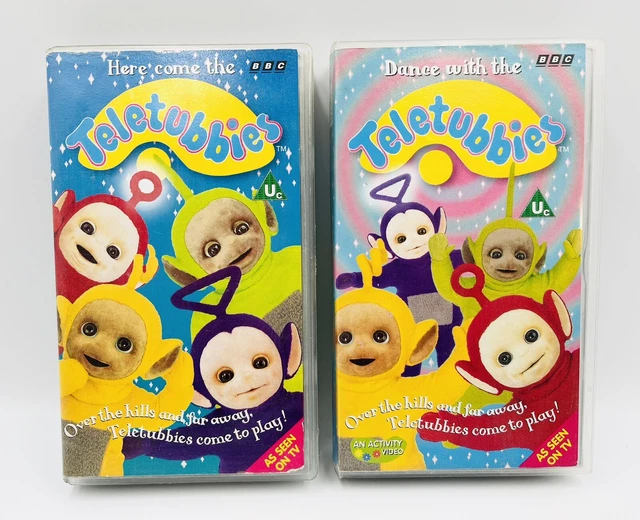 TELETUBBIES HERE COME The Teletubbies Dance With The Teletubbies VHS ...