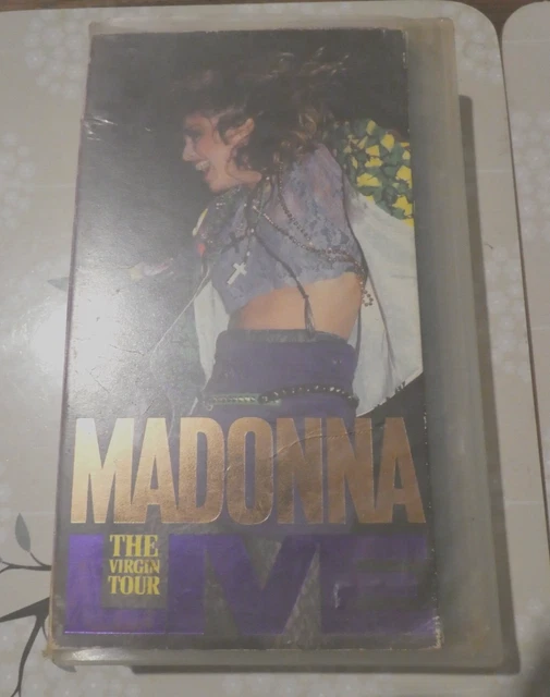 GENUINE MADONNA THE Virgin Tour Vhs Cassette Rare Used Good Condition Uk Only £2.80 - PicClick UK