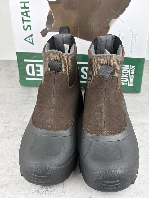 STAHEEKUM YUKON 3M Thinsulate Snow Boots Men’s Size 13 Brown New In Box ...