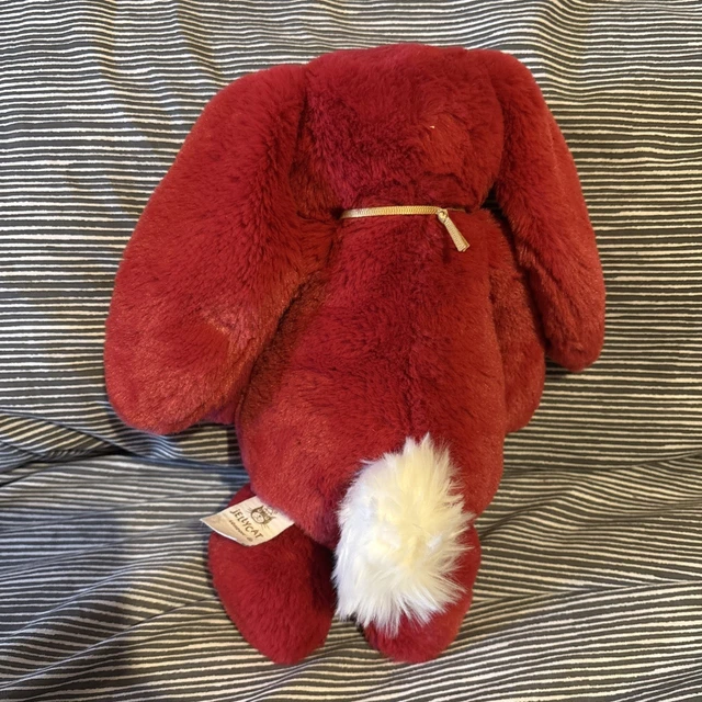 JELLYCAT BASHFUL LUXE Bunny Scarlett Medium - RARE - BNWT - Free Fast ...