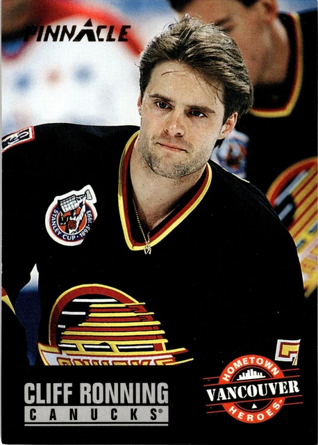 1993-94 PINNACLE CLIFF Ronning Rookie Vancouver Canucks #234 $35.65 ...