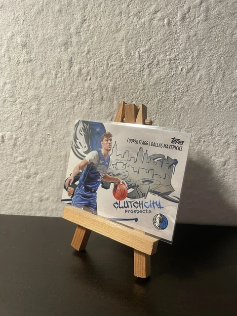 TOPPS FLAGSHIP 25-26 NBA Cooper Flagg RC Clutch City Rookie Dallas Mavs ...