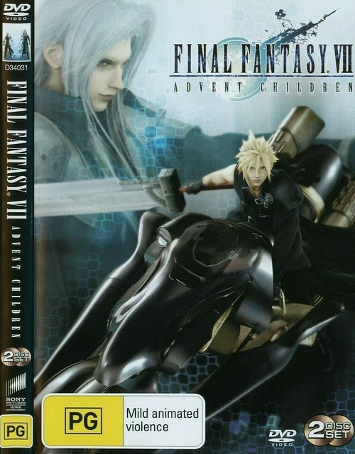 FINAL FANTASY VII: Advent Children DVD (Region 4) VGC 2 Disc Set $9.00 ...