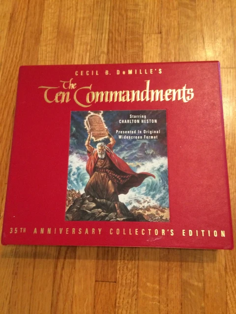 THE TEN COMMANDMENTS 35th Anniversary Collectors Edition (VHS, 1997) EUR 2,82 - PicClick FR