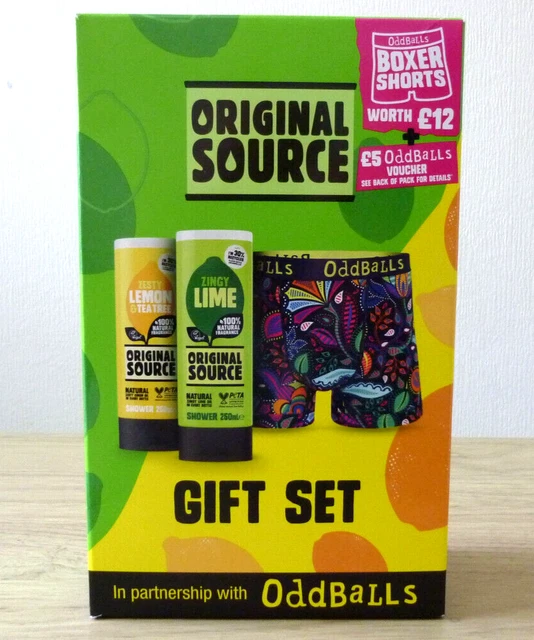 ORIGINAL SOURCE (250ML Zesty Lemon+Zingy Lime) & Oddballs Boxer Shorts ...