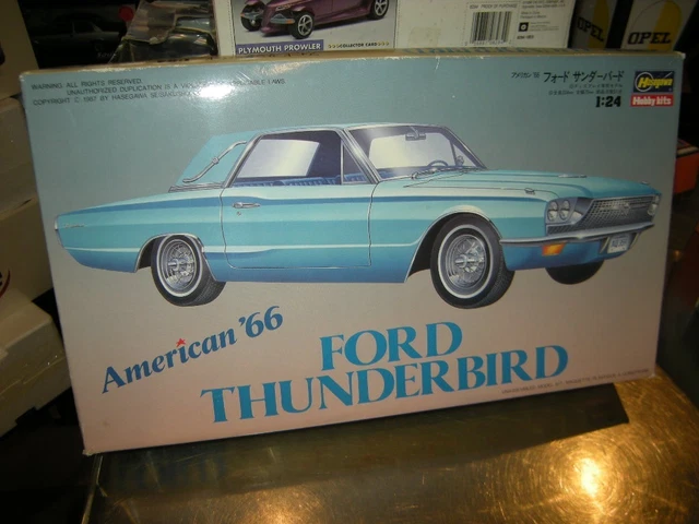 1:24 HASEGAWA FORD Thunderbird 1966 in OVP-SEHR SELTEN/RARE- EUR 34,90 ...