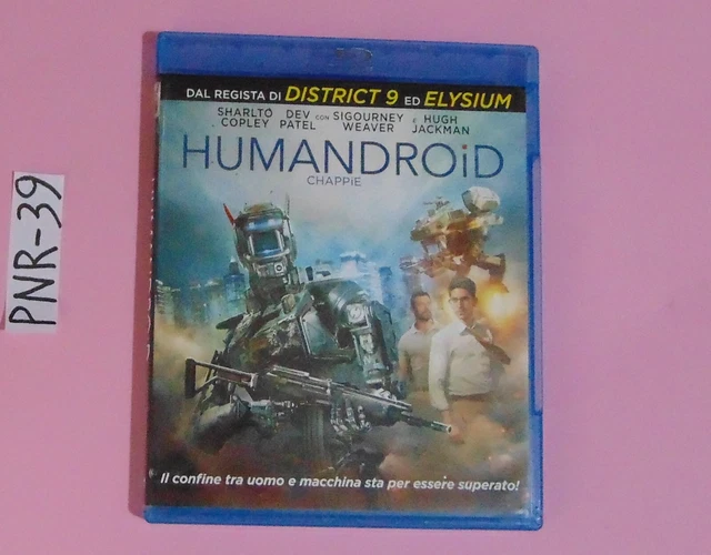 BLU-RAY HUMANDROID CHAPPIE Hugh Jackman Sigourney Weaver Dev Patel ...