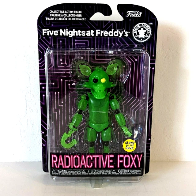 FUNKO FIVE NIGHTS at Freddy's FNAF RADIOACTIVE FOXY Actionfigur Glow-in ...