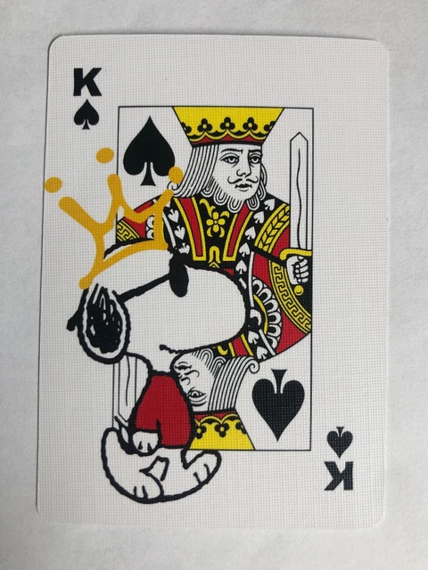 SNOOPY DOG SCHULZ Peanuts Gang Joe Cool Comic New Poker Swap Playing ...