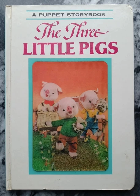 THE THREE LITTLE PIGS-A Puppet Storybook Izawa Hijikata 1970 3-D ...