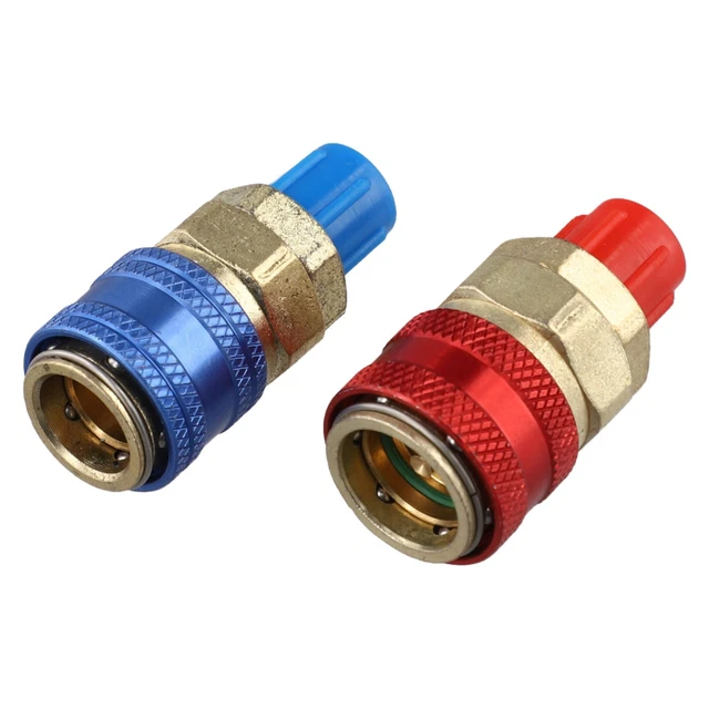 CONNETTORE RAPIDO IN ottone R134a per uso auto connessione sicura ...