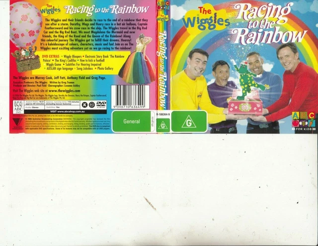 THE WIGGLES RACING To The Rainbow Dvd And Bonus Music Cd Oop Rare ...