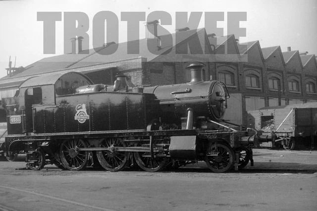 35MM NEGATIVE BR British Railways Steam Loco 4585 Class 4575 Swindon ...