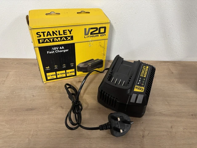 GENUINE 18V VOLT Stanley FatMax V20 SFMCB14 Lithium Ion Battery Fast ...