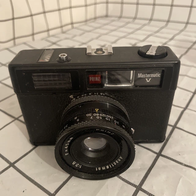VINTAGE PRINZ MASTERMATIC V - 35mm Film Camera - Anastigmat - Hong Kong ...