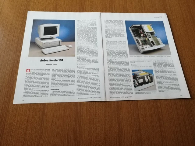 1993 PROVA DI Vari Computers Caratteristiche Ambra Dell Ibm Olivetti ...