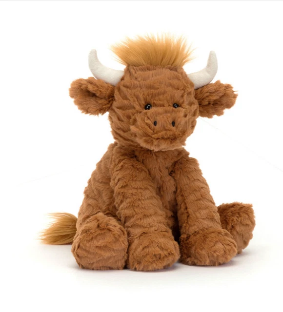 #001 - JELLYCAT Fuddlewuddle Highland Cow - BNWT £40.00 - PicClick UK