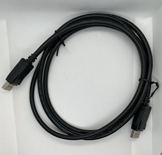 HOTRON DISPLAY PORT Cable DP V1.2 E246588 30V Male to Male AWM M-M ...