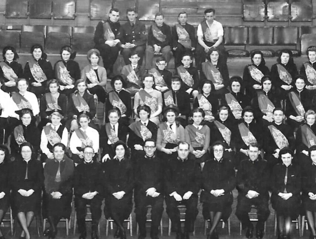 VINTAGE SALVATION ARMY Photo Women Blood & Fire Sash Scarborough Rally ...