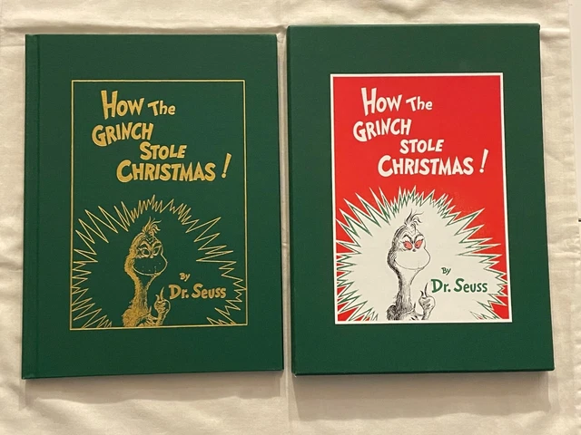 HOW THE GRINCH stole Christmas! by Dr. Seuss HC Gold Green Special ...