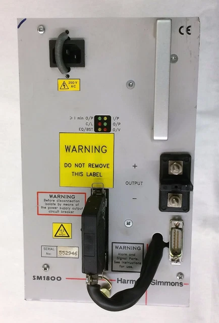 HARMER & SIMMONS Sm1800 Rectifier Model Sm1800-24-50 (234) £249.00 ...
