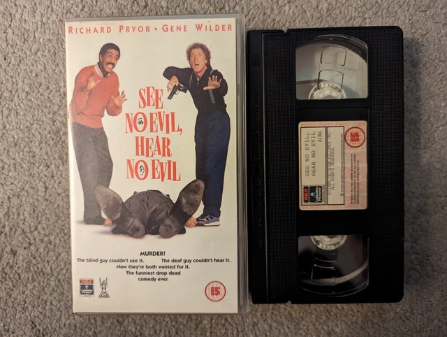SEE NO EVIL Hear No Evil VHS Video PAL (RCA) £4.99 - PicClick UK
