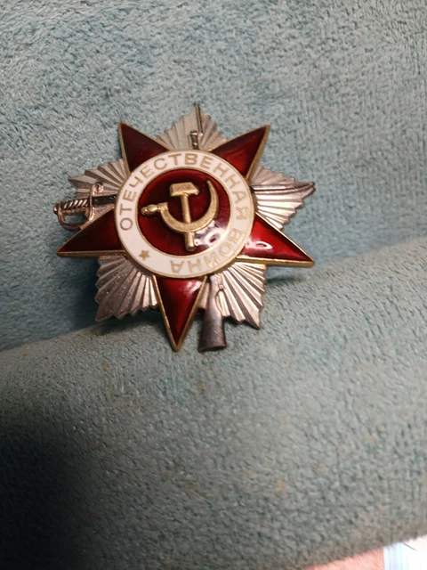 USSR SOVIET ORDER Of The Patriotic War 2Nd Degree Medal Badge £20.10 ...