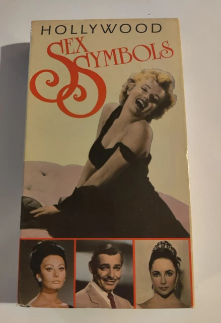 Hollywood Sex Symbols Vhs 1988 Marilyn Monroe Paul Newman Brigitte 8205