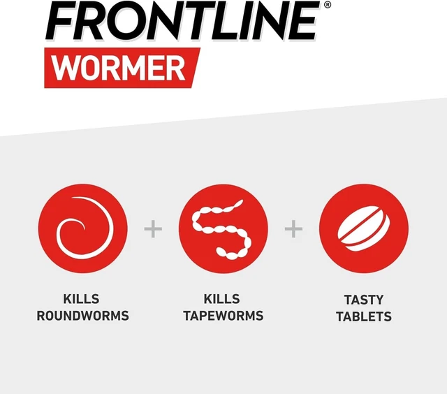 FRONTLINE WORMER - Cat Worming Treatment - 2 Tablets £9.18 - PicClick UK