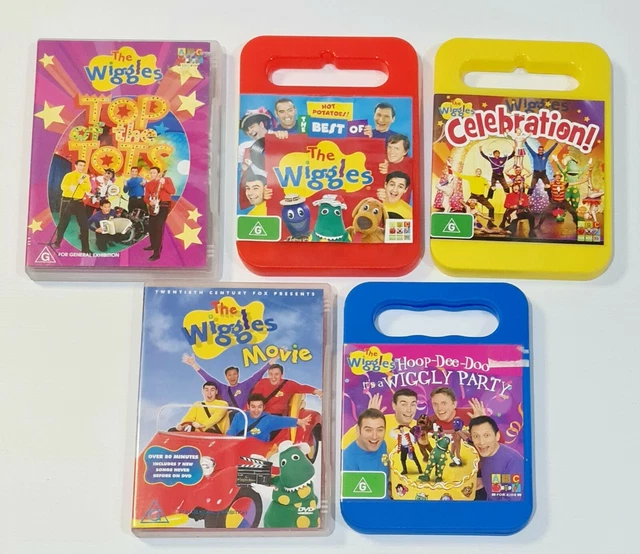 THE WIGGLES BULK Lot DVD Bundle X 5 DVDs Total Region 4- Free Postage ...