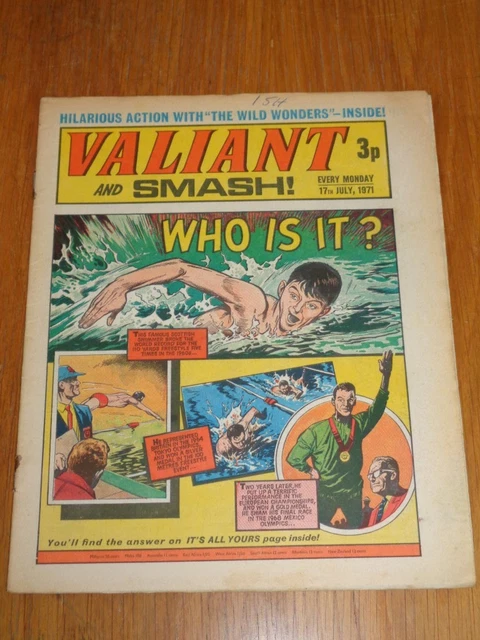 VALIANT AND SMASH 17Th July 1971 Fleetway British Weekly Comic* EUR 9 ...