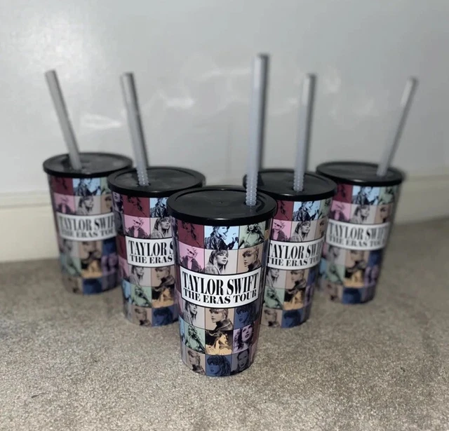 TAYLOR SWIFT THE Eras Tour Concert Odeon Drink Cup Black Lid - Brand ...