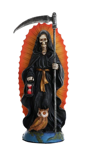 SANTA MUERTE SAINT of Holy Death Standing Religious Statue 7.25 Inch ...